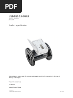 Diehl Hydrus Water Meter Specifications | PDF | Capacitor | Ultrasound