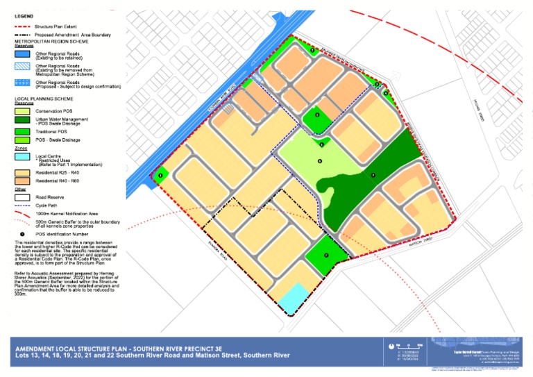 Southern River Precinct 3E - Proposed Structure Plan Map | PDF
