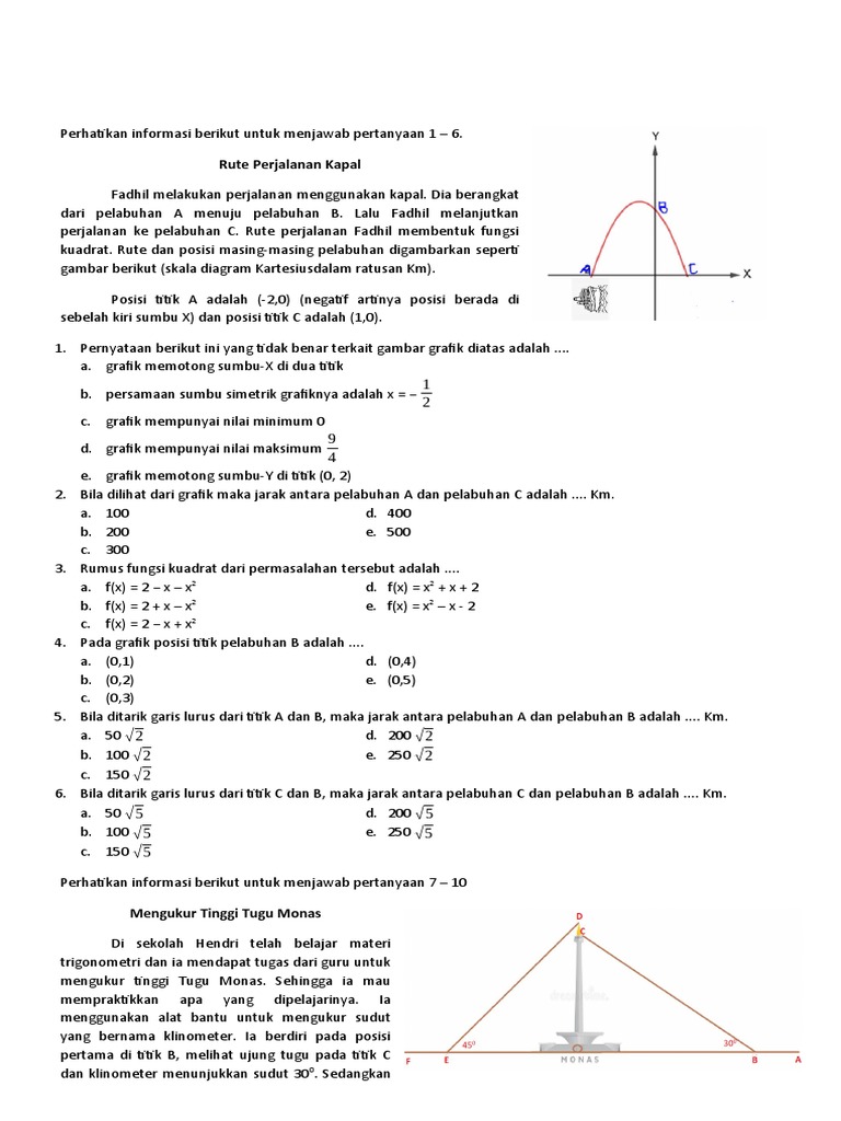 Soal MTK Sem Genap | PDF