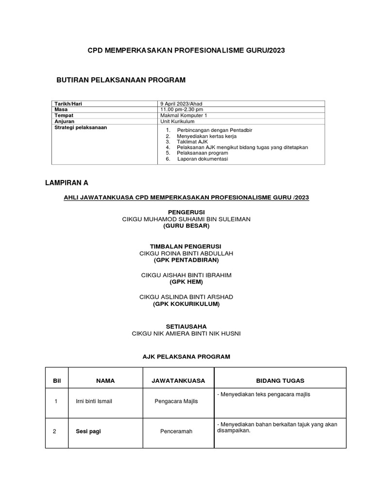 Ajk CPD 2023 PDF | PDF