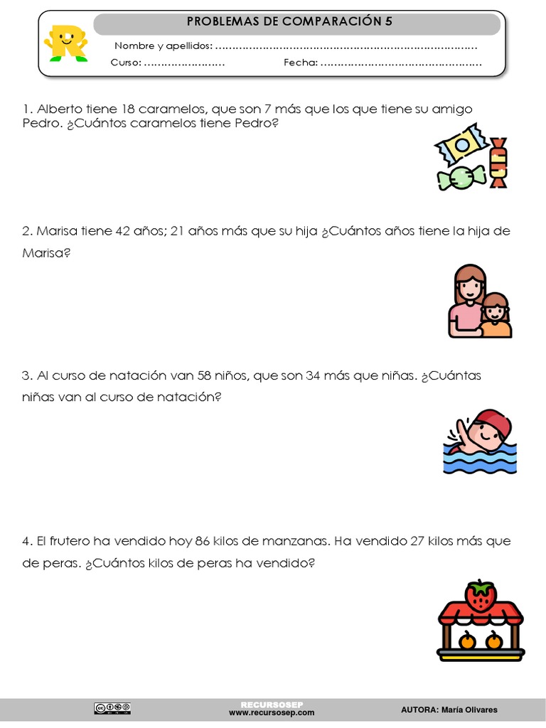 Problemas de Comparacion 5 | PDF