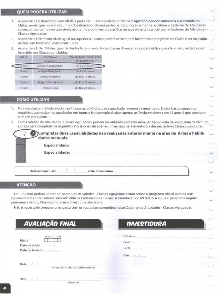 Caderno de Atividade - Agrupadas 2015 | PDF