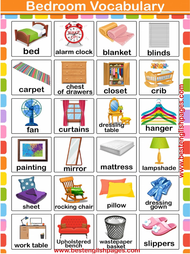 bedroom-vocabulary-picture-dictionaries_141866 | PDF