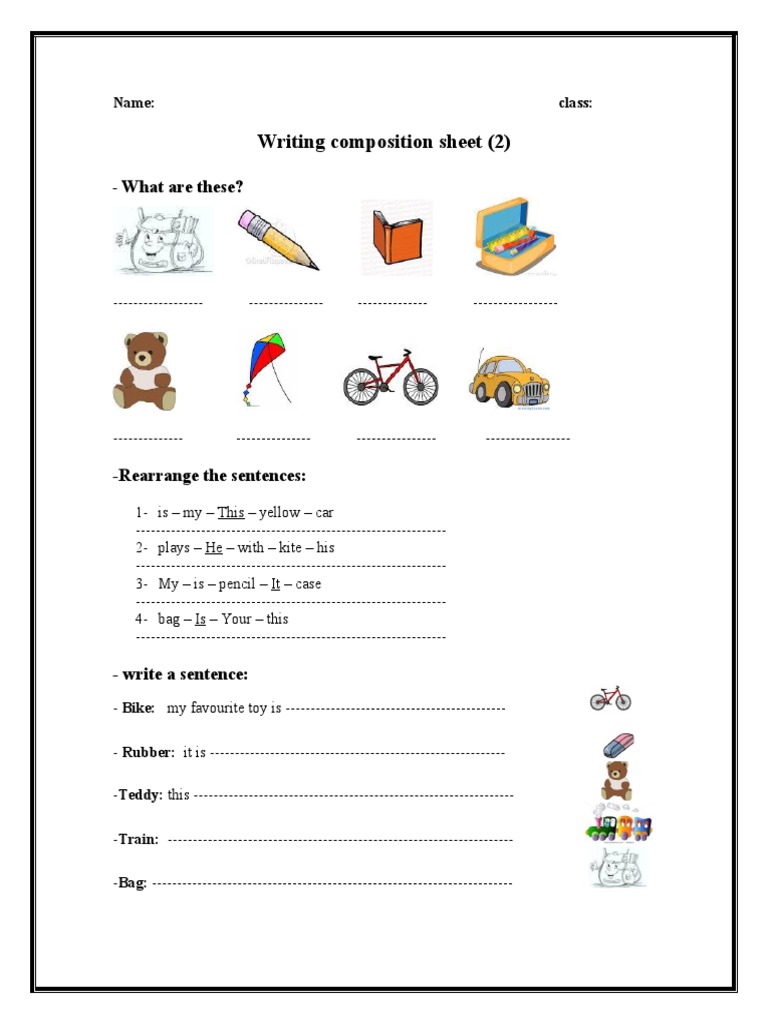 Writing Sheet Fun Activities Games 36418 | PDF