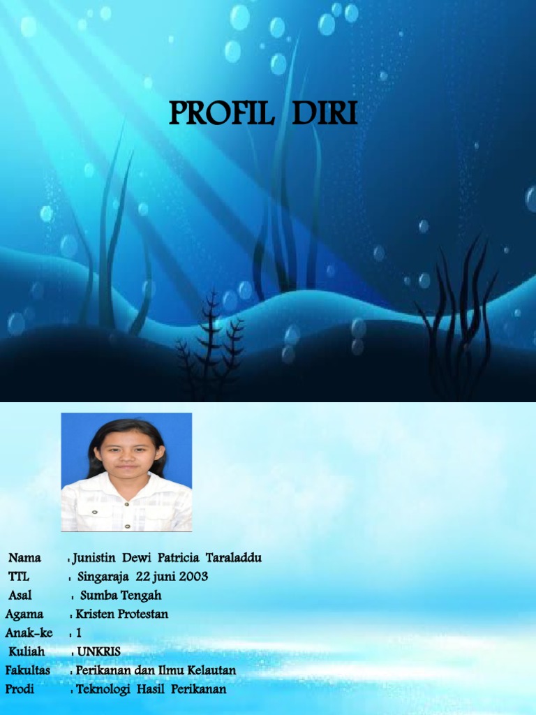 Contoh Profil Diri | PDF | Ilmu Sosial | Agama & Spiritualitas