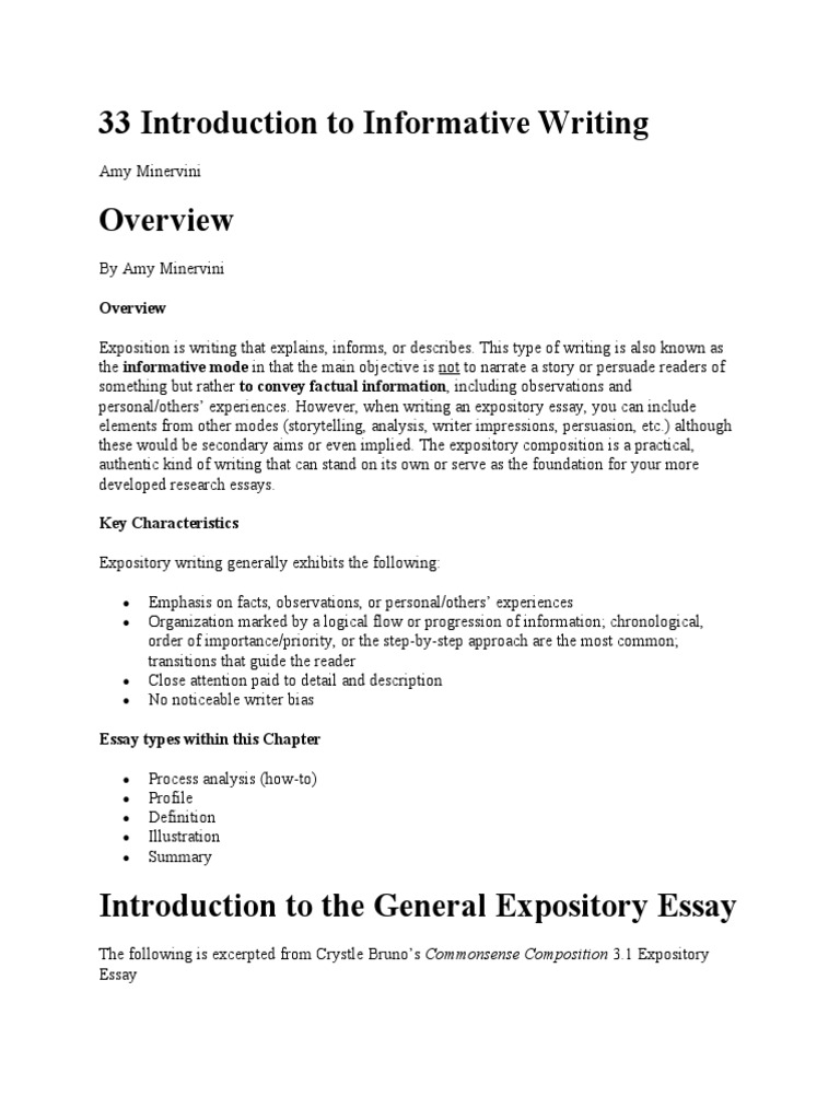 Expository Writing Essentials Guide | PDF | Cognitive Science | Cognition
