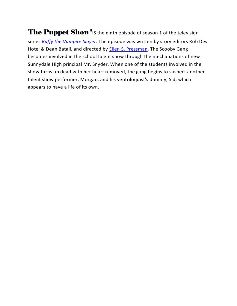 The Puppet Show - 3rizal | PDF