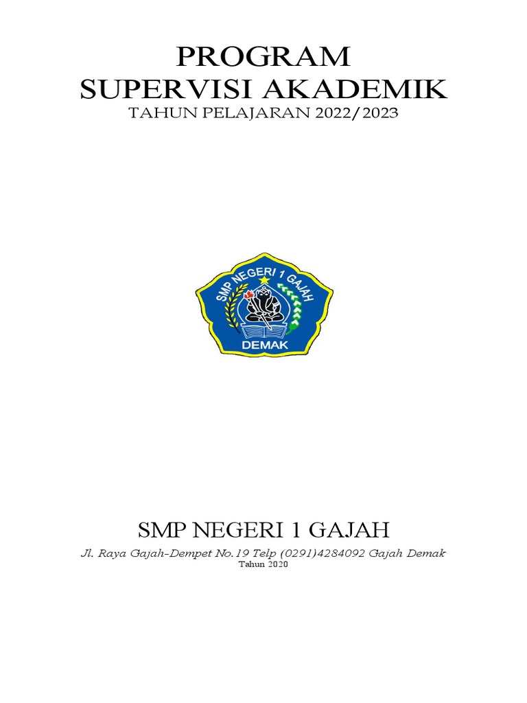 Program Supervisi | PDF | Karier & Perkembangan