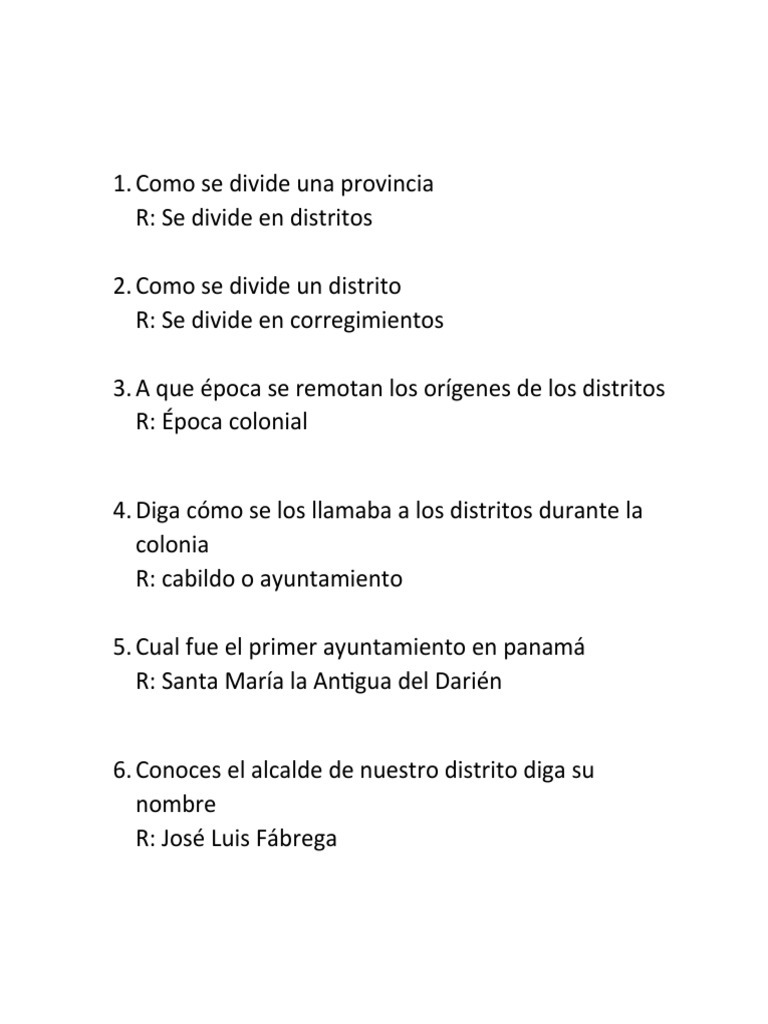 Distrito y Sus Caracteristicas | PDF