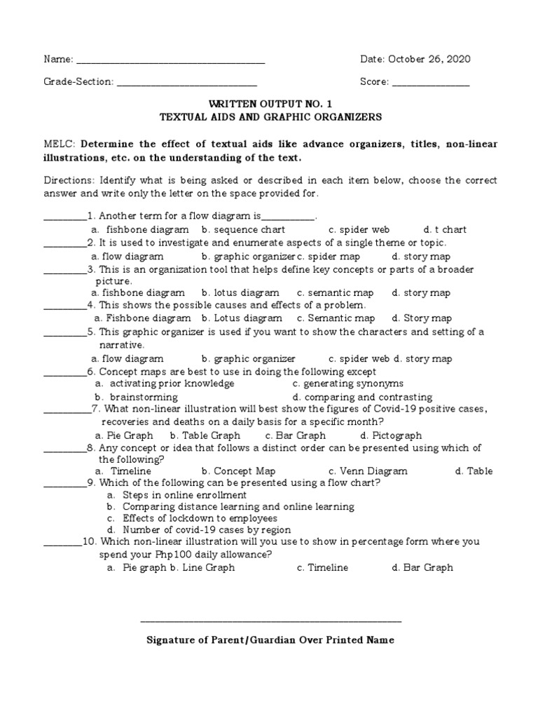Written Outputs No. 1 | PDF | Diagram | Pie Chart