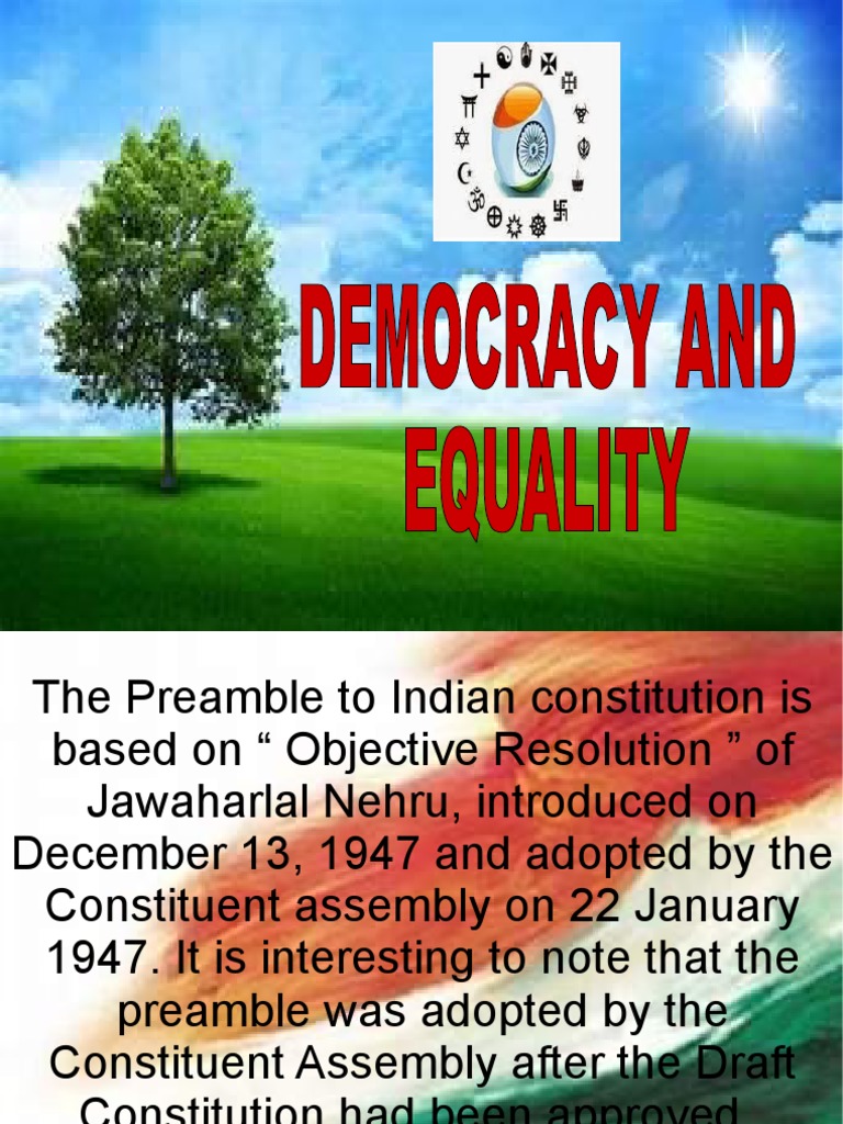 Democracy and Equality | PDF