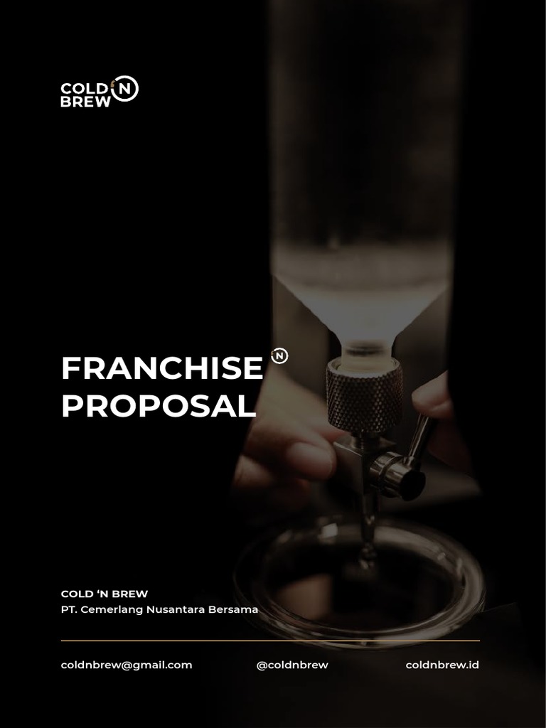 Franchise Proposal - Press | PDF | Coffee | Tea