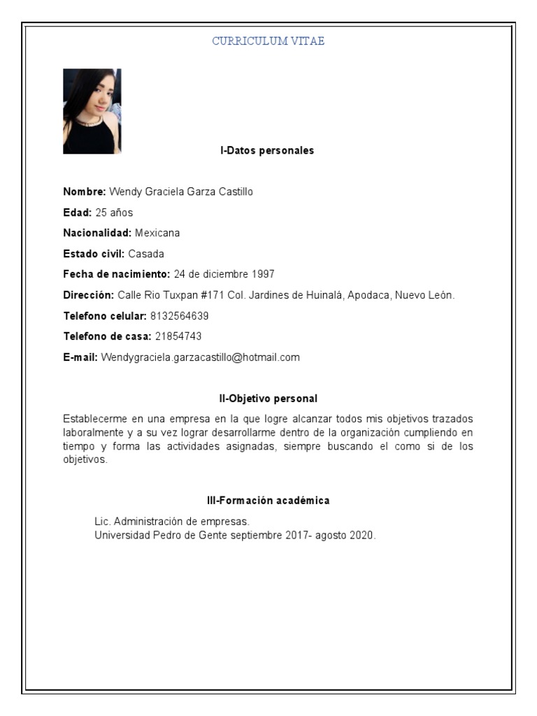 WENDY GARZA-CV (1) | PDF