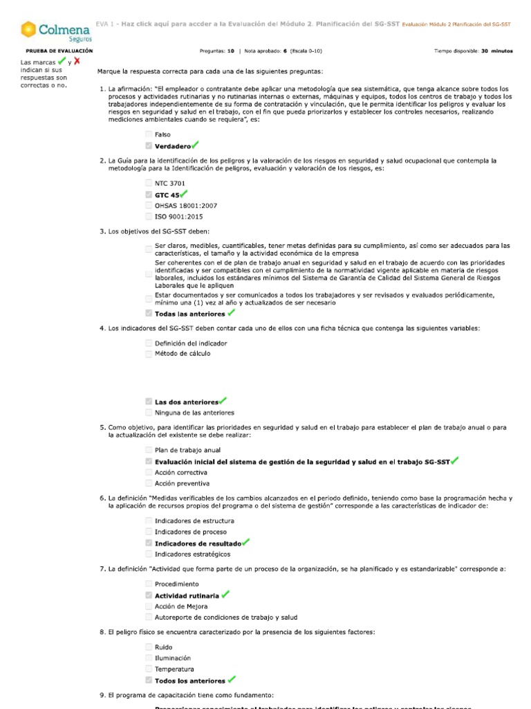 MODULO 2 - Modulo 50 SGSST - Colmena | PDF