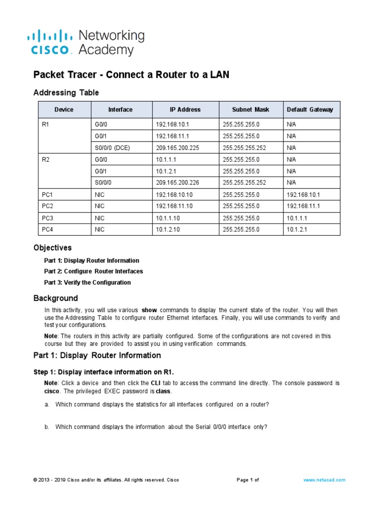 Router Configuration Guide | PDF | Router (Computing) | Routing
