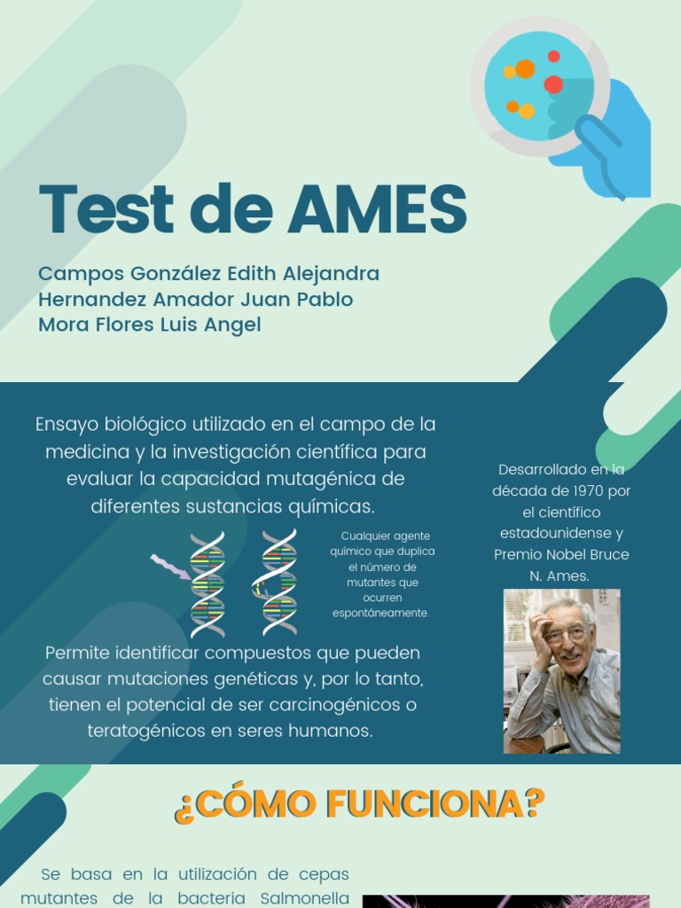 Test de AMES - F1 | PDF | Mutación | Biología