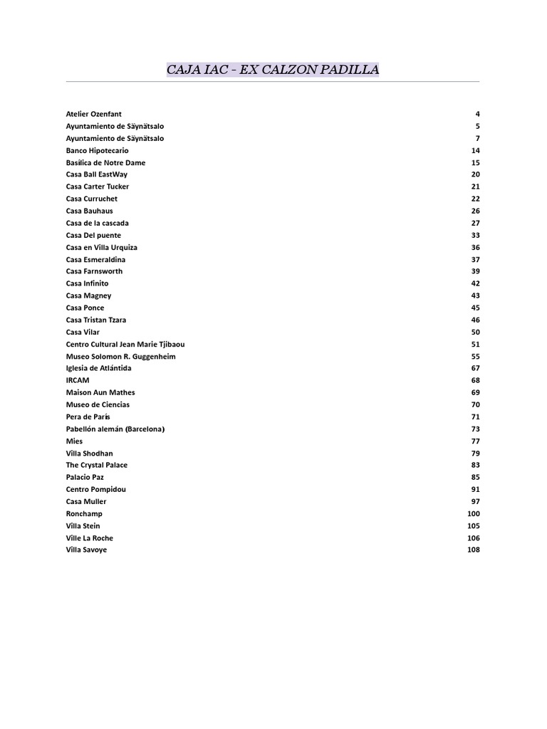 Caja Iac - Ex Calzon Padilla | PDF