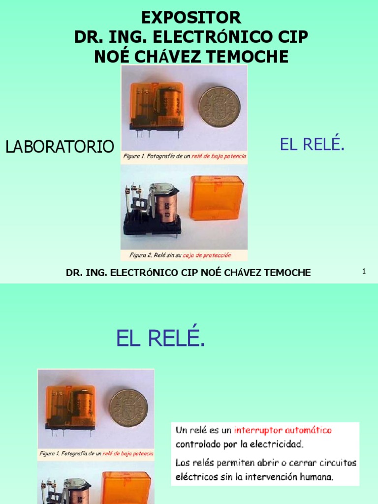 Lab 42 Diap | PDF | Relé | Electricidad