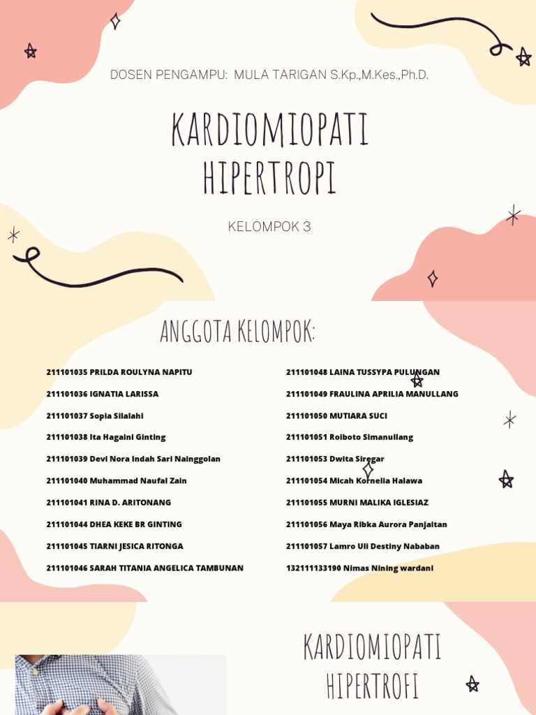 Tutorial Kel 3 - Kardiomiopati | PDF