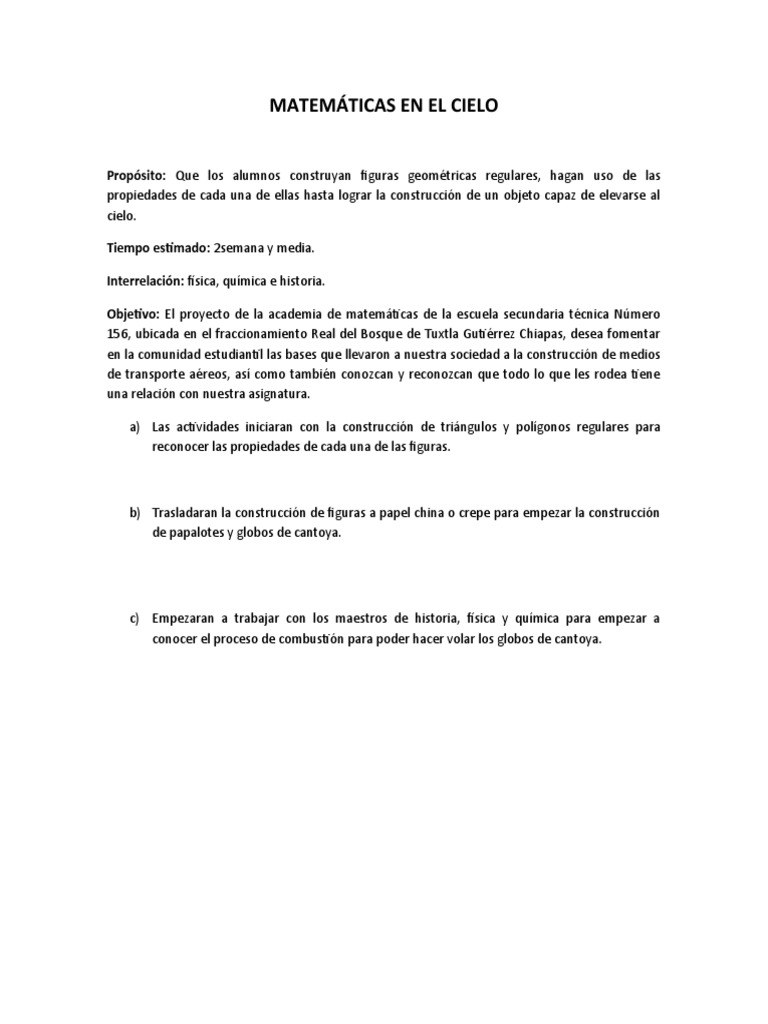 Matemáticas en El Cielo | PDF
