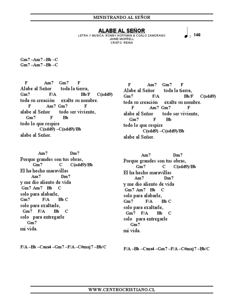 Alabe Al Señor | PDF