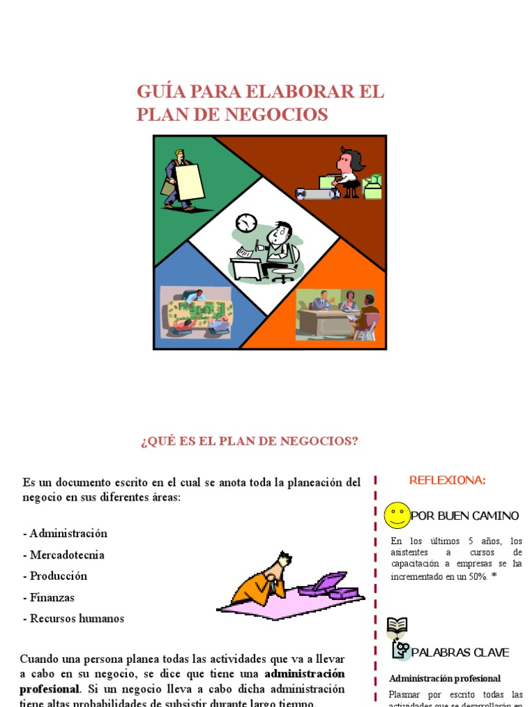 Guia de Plan de Negocios | PDF | Iniciativa empresarial | Producto ...