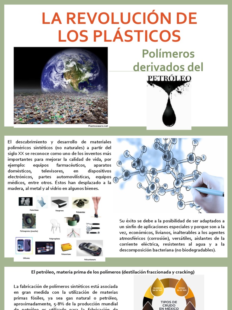 Revolución de los Plásticos Sintéticos | PDF | Polímeros | Petróleo