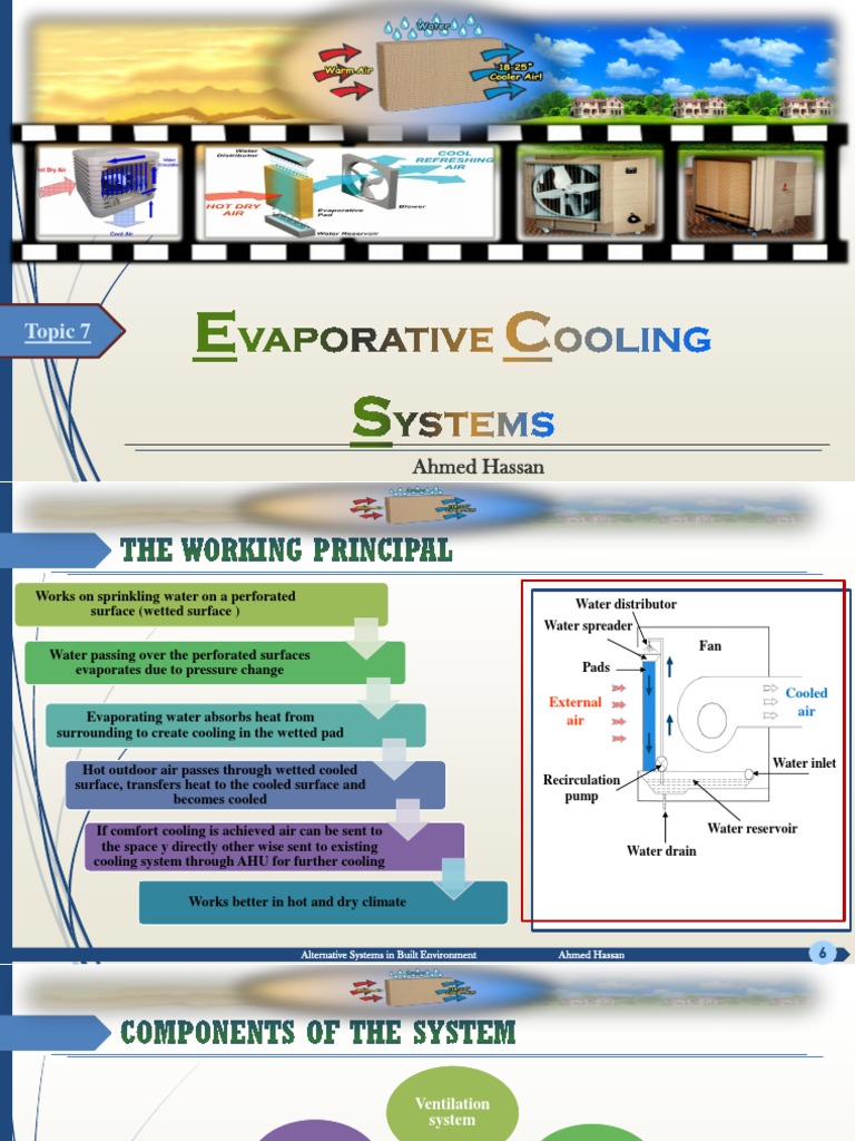 Lecture 4-Evaporative Cooling | PDF | Air Conditioning | Humidity