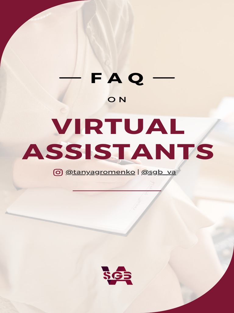 FAQ About Virtual Assistants | Download Free PDF | Social Media ...