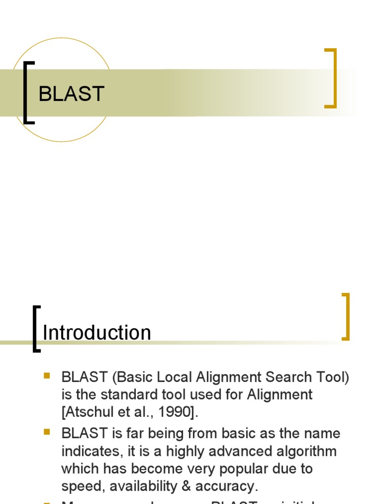 Blast | PDF | Sequence Alignment | Bioinformatics