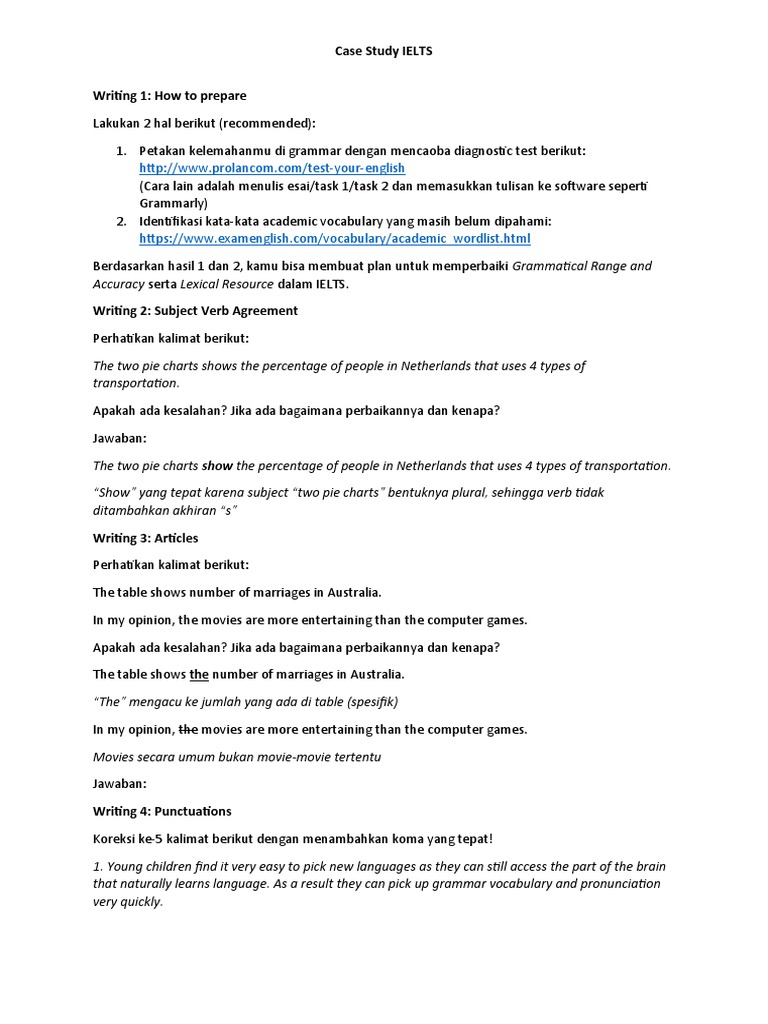 Writing - Case Study IELTS MySkill | PDF | Knowledge | Retail