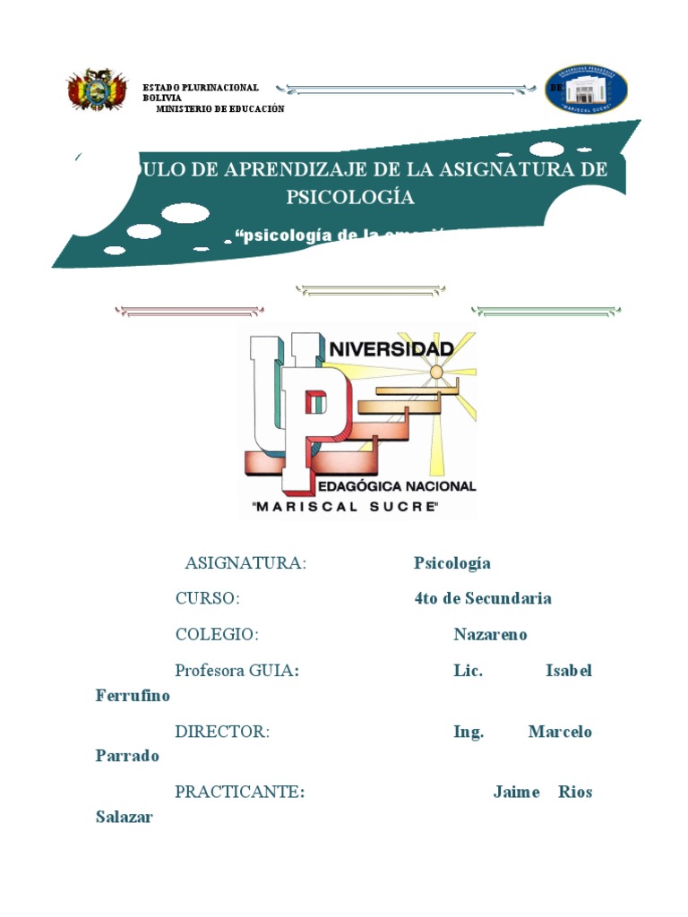 Caratula Modulo | PDF
