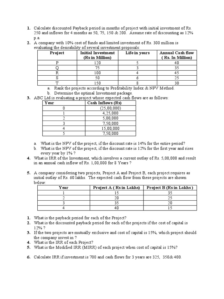 VND Openxmlformats-Officedocument Wordprocessingml Document&rendition 1 | PDF | Net Present ...