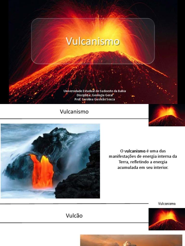 Conceitos e Tipos de Vulcanismo | PDF