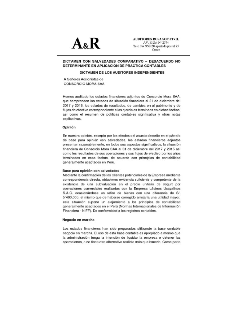 Ejemplos de Dictamen | PDF