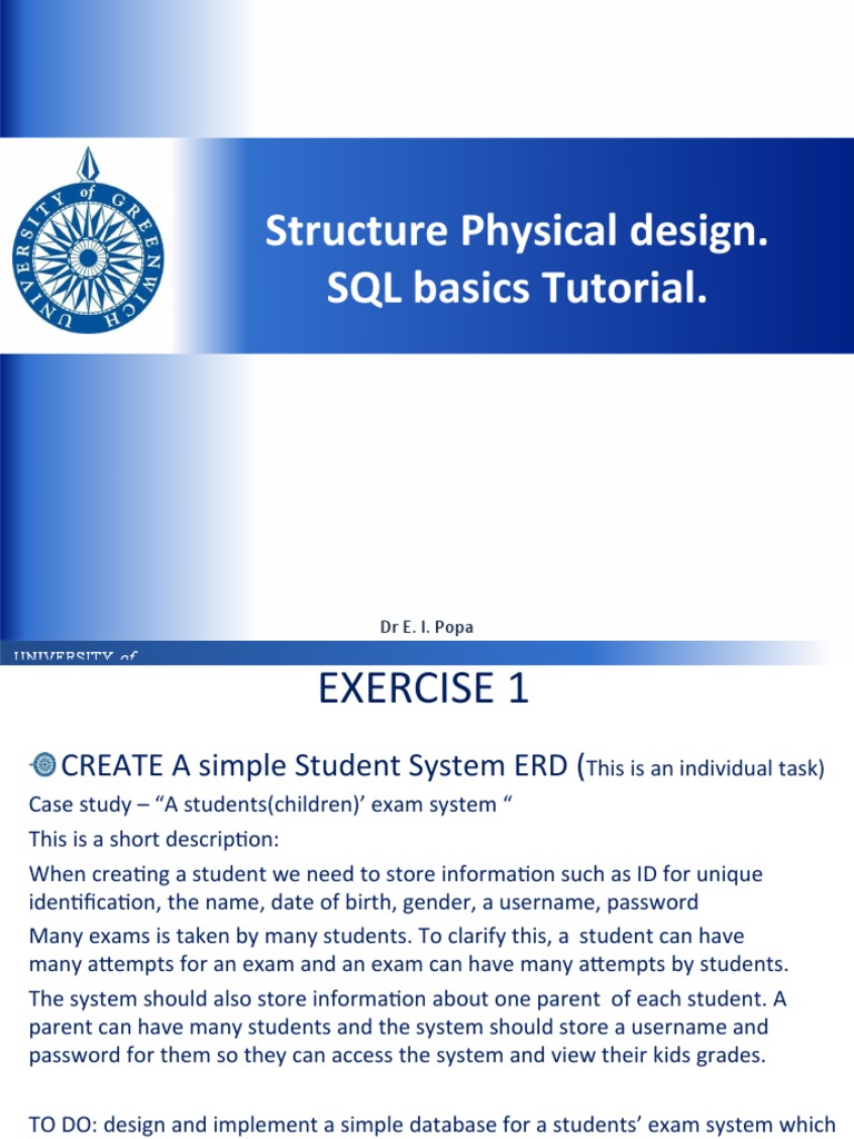 Tutorial A Db And Sql Solutions Pdf Sql Software Engineering