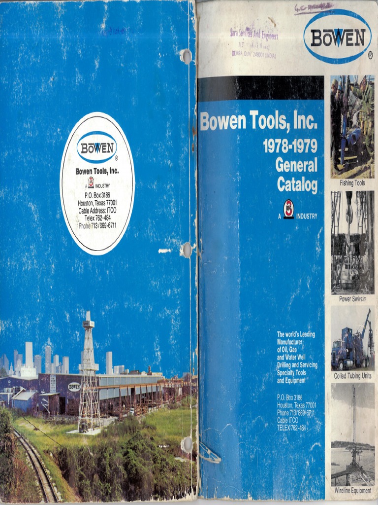 Scanned - Bowen Tools General Catalog 1978-1979 | PDF
