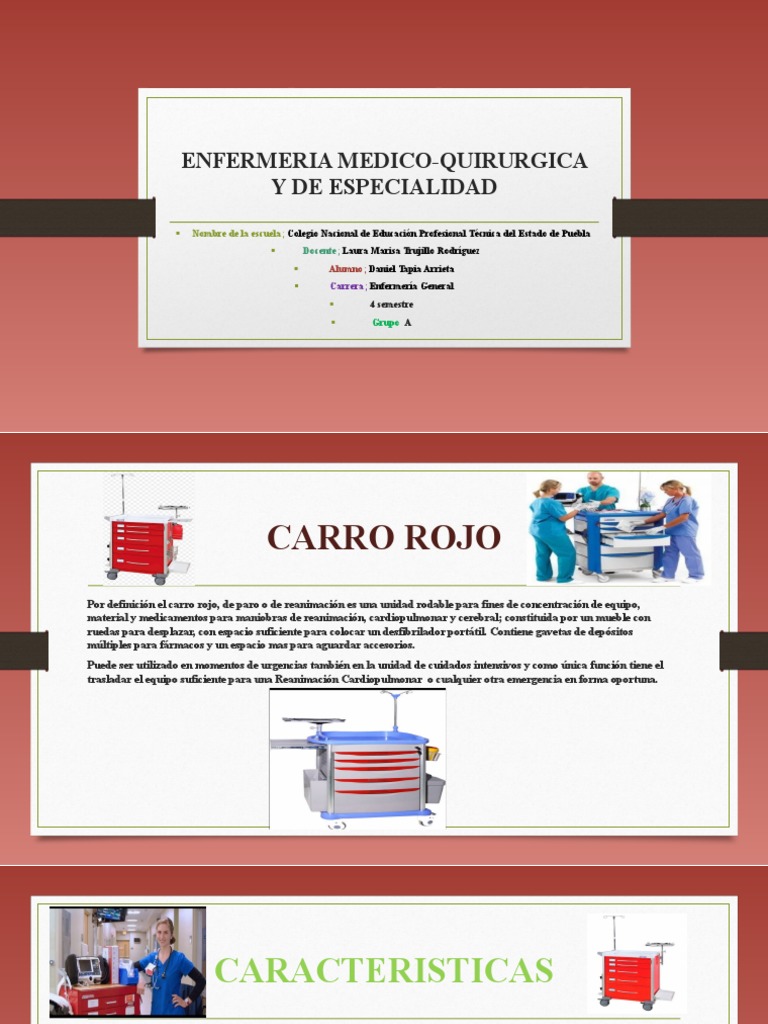 Carro Rojo | PDF | Reanimación cardiopulmonar | Medicina CLINICA