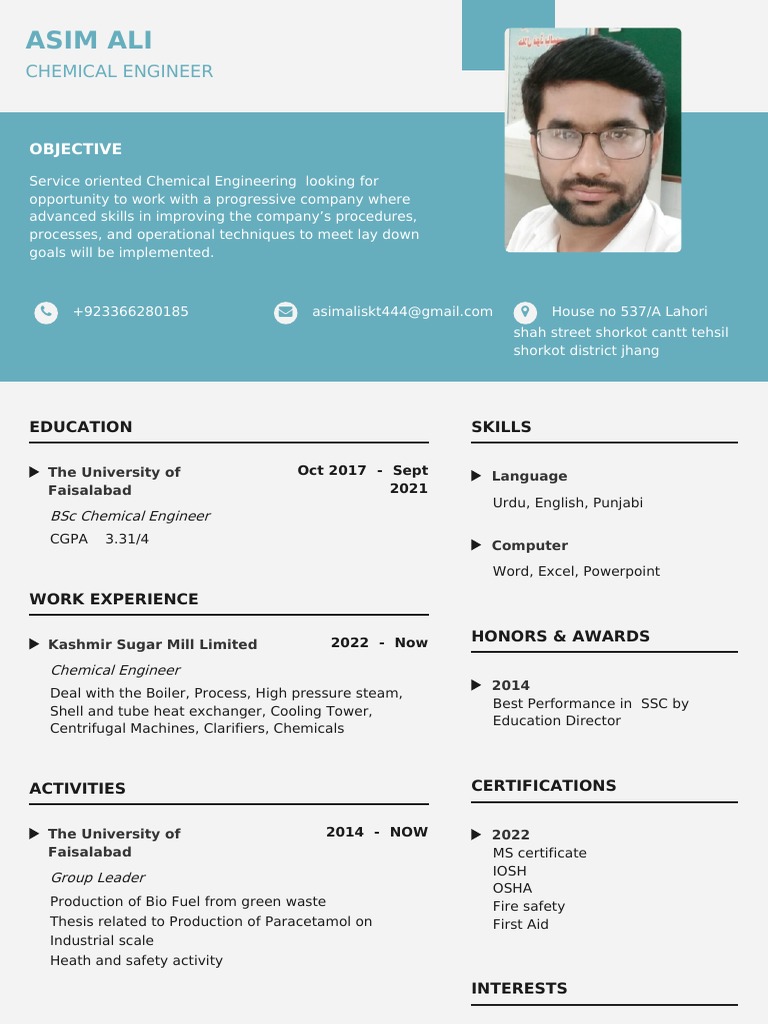 Asim CV | PDF