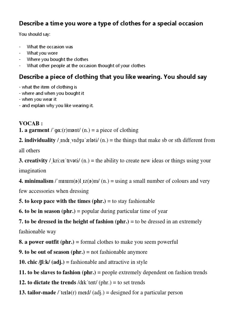 Special Occasion Outfit Story | PDF | Clothing | Fashion