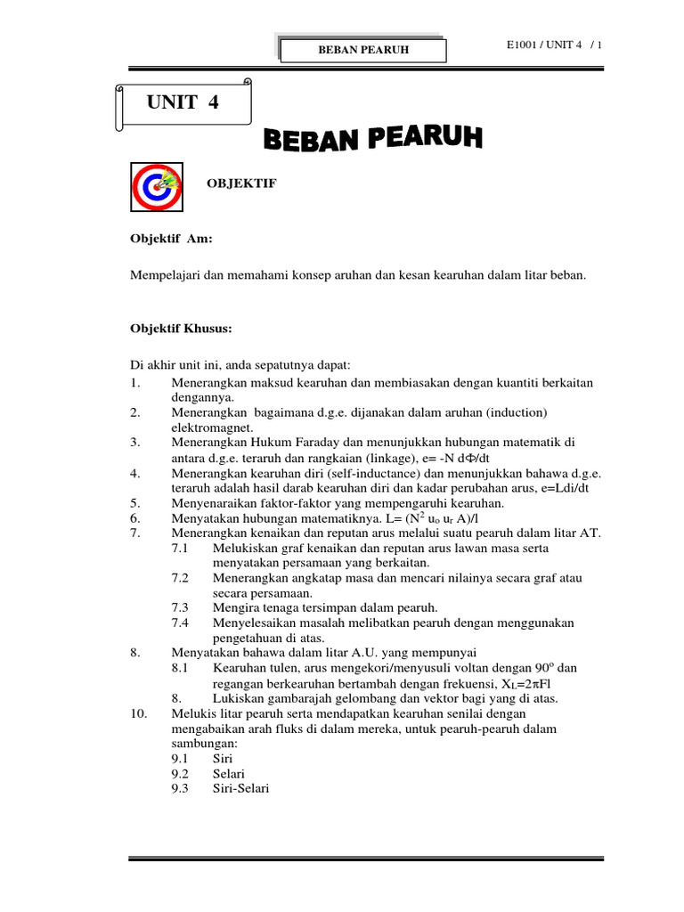 Konsep dan Hukum Aruhan Elektromagnet | PDF