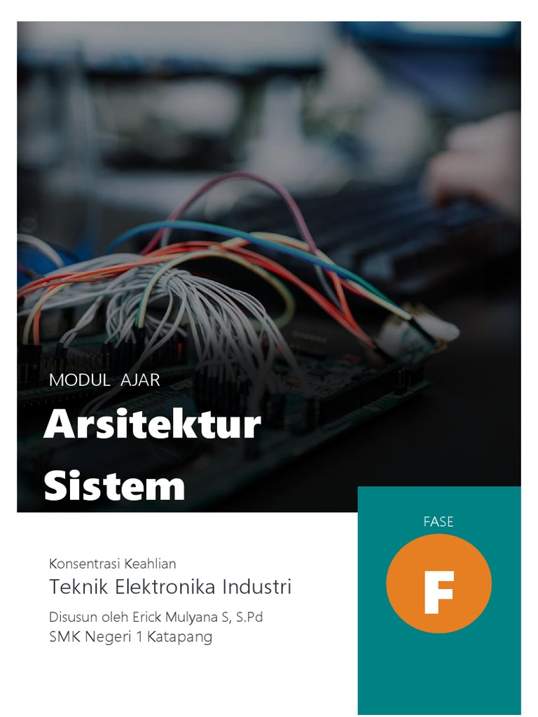 Modul Ajar Teknik Elektronika Industri - Arsitektur Sistem - Fase F | PDF