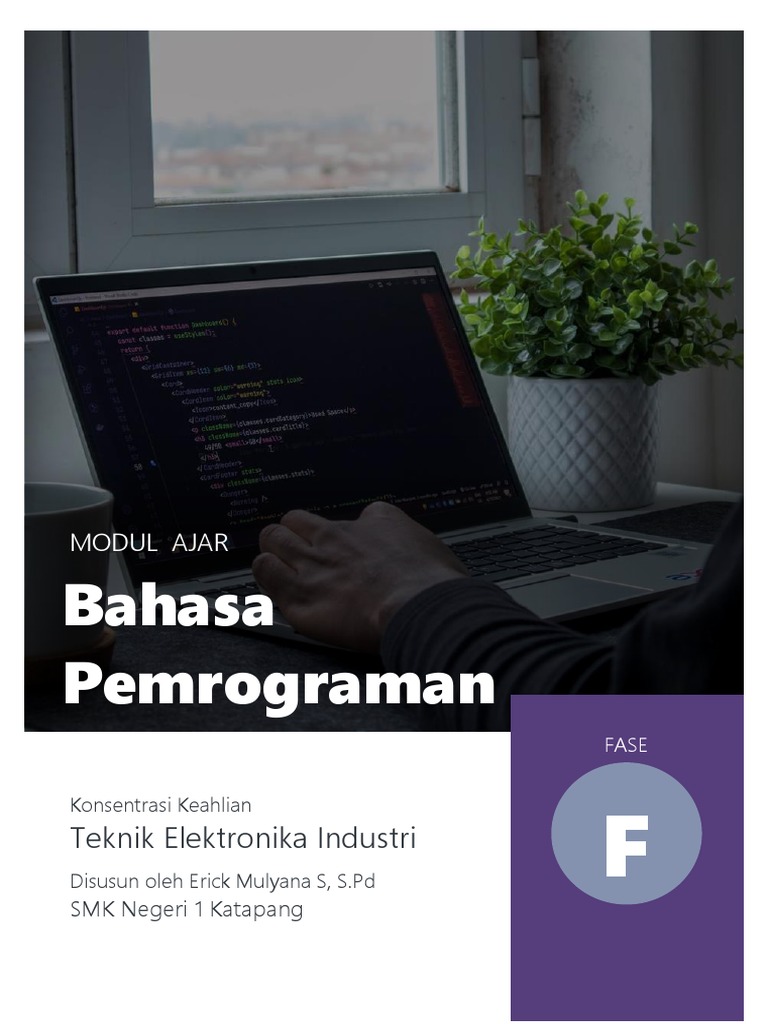 Modul Ajar Teknik Elektronika Industri - Bahasa Pemrograman - Fase F | PDF | Komputer