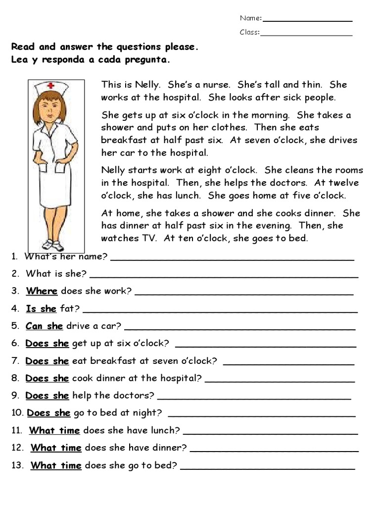 Grammar Worksheet 2nd Grade | PDF