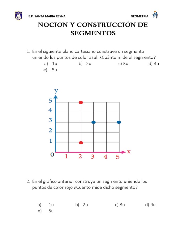 Nocion y Construcción de Segmentos | PDF | Ajedrez