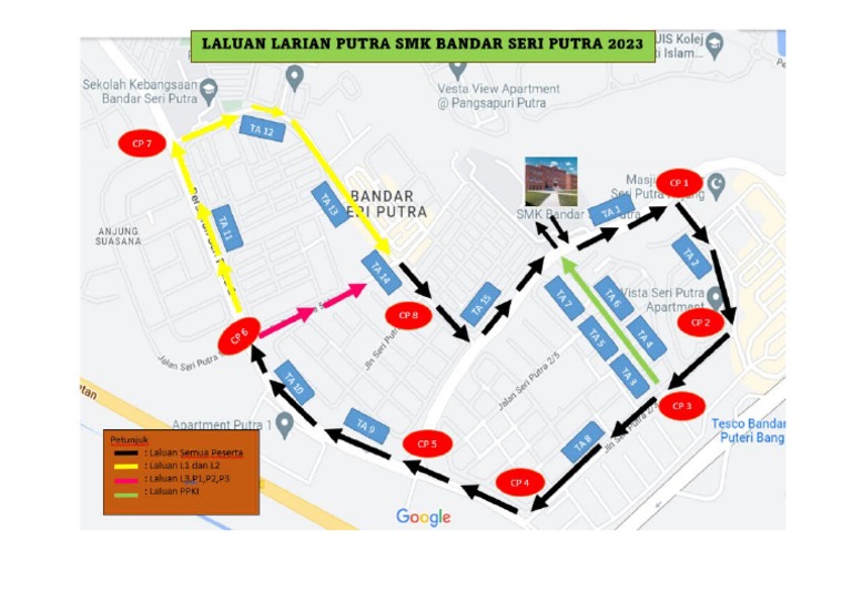 Laluan Larian Putra 2023 | PDF