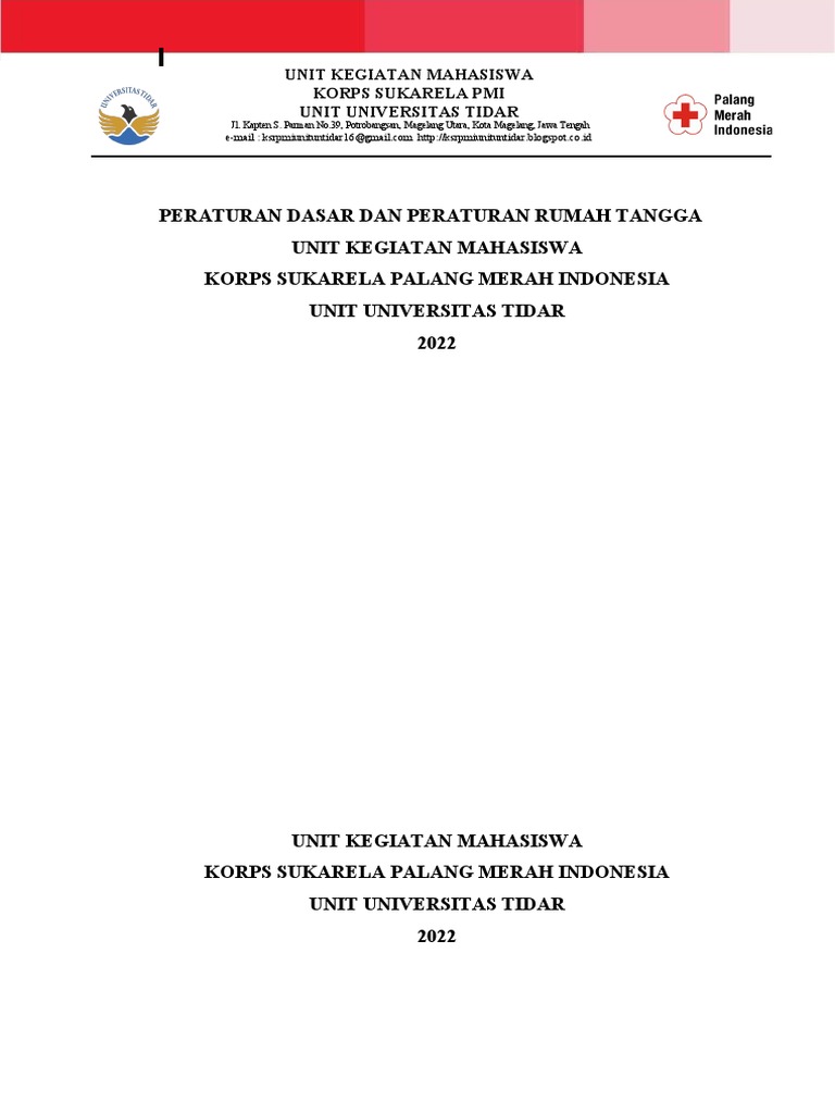 PD PRT KSR Pmi Unit Untidar Desember 2021-1 | PDF