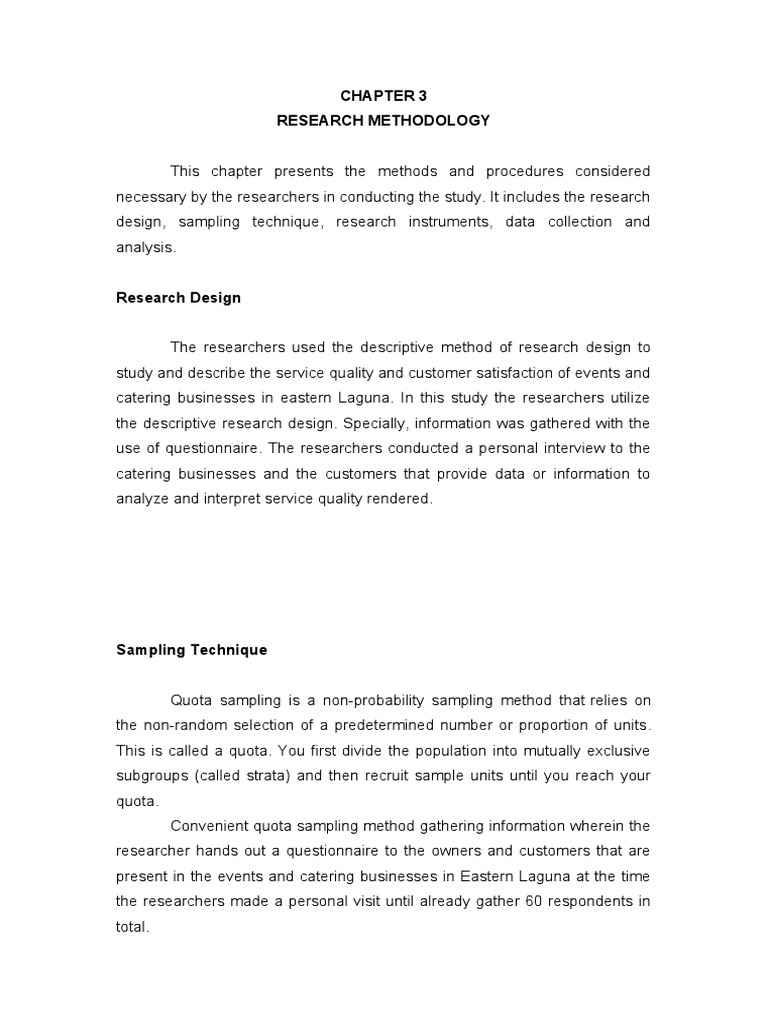 Chapter 3 | PDF | Sampling (Statistics) | Customer Satisfaction Chapter 3 | PDF | Sampling (Statistics) | Customer Satisfaction