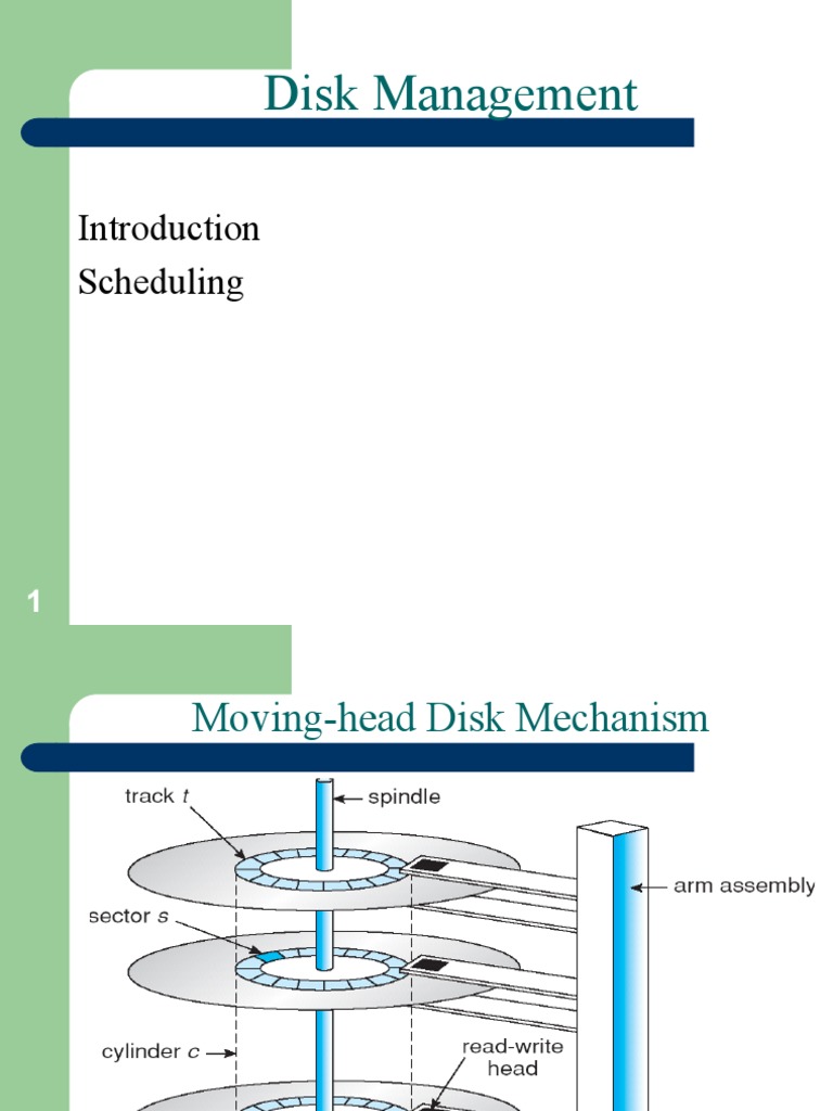 Disk Management | PDF | Scheduling (Computing) | Disk Storage