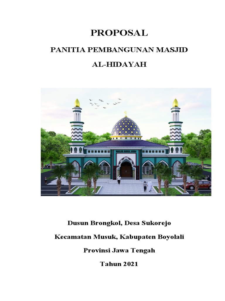 Proposal Bantuan Masjid Al-Hidayah | PDF